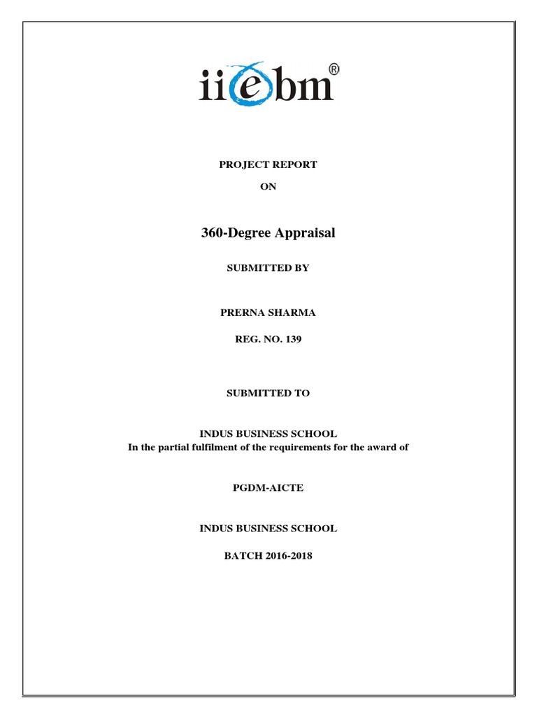 360-Degree Appraisal: Project Report ON | PDF | Microcontroller ...