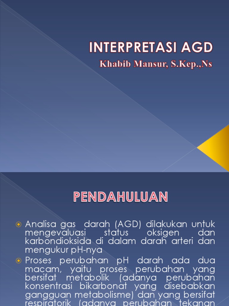 Interpretasi Agd | PDF