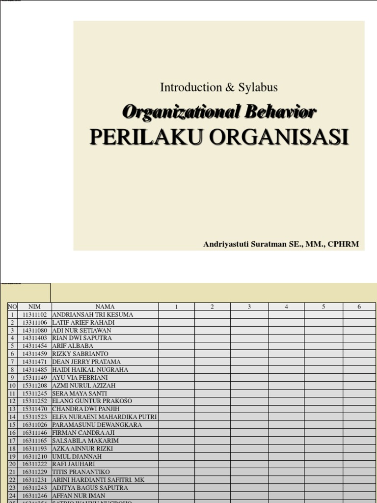 Organizational Behavior: Perilaku Organisasi | PDF