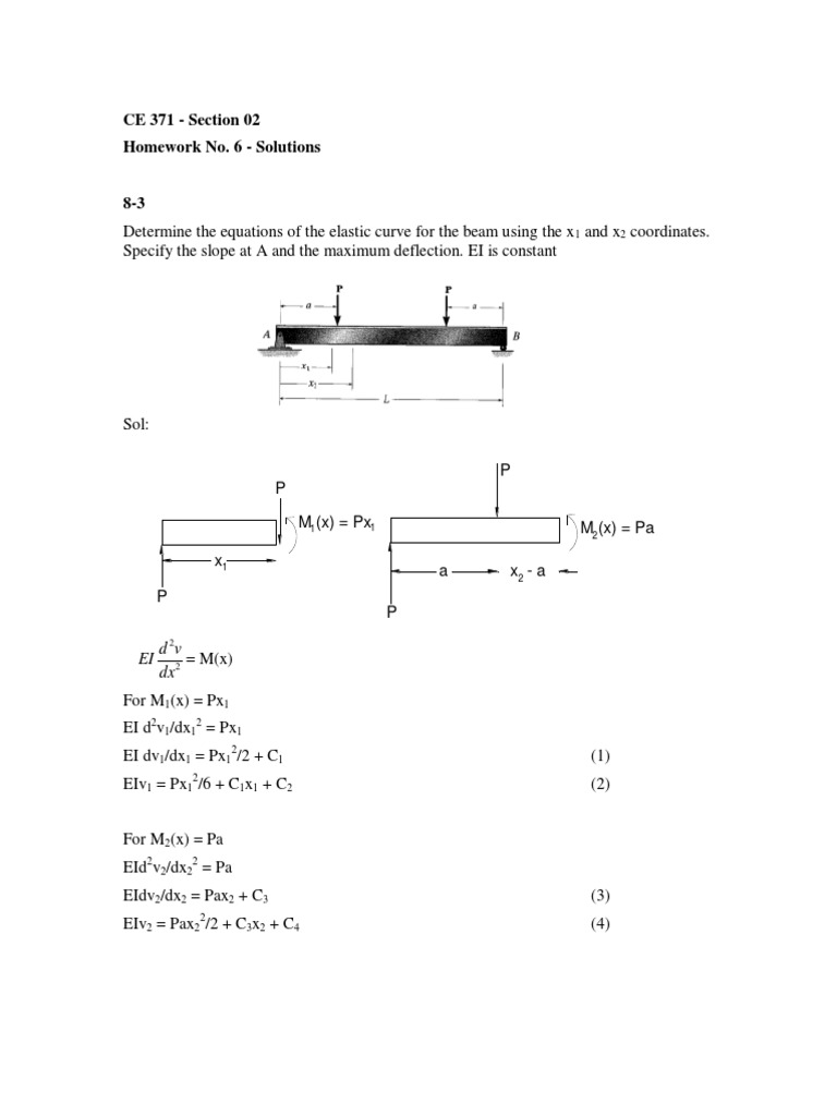 Solutions PDF | PDF | Equations | Civil Engineering