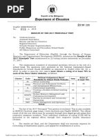 IRR of ARAL Program Act | PDF | Teachers | Learning