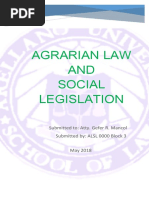 RA 3844 Agrarian Law | PDF | Lease | Leasehold Estate