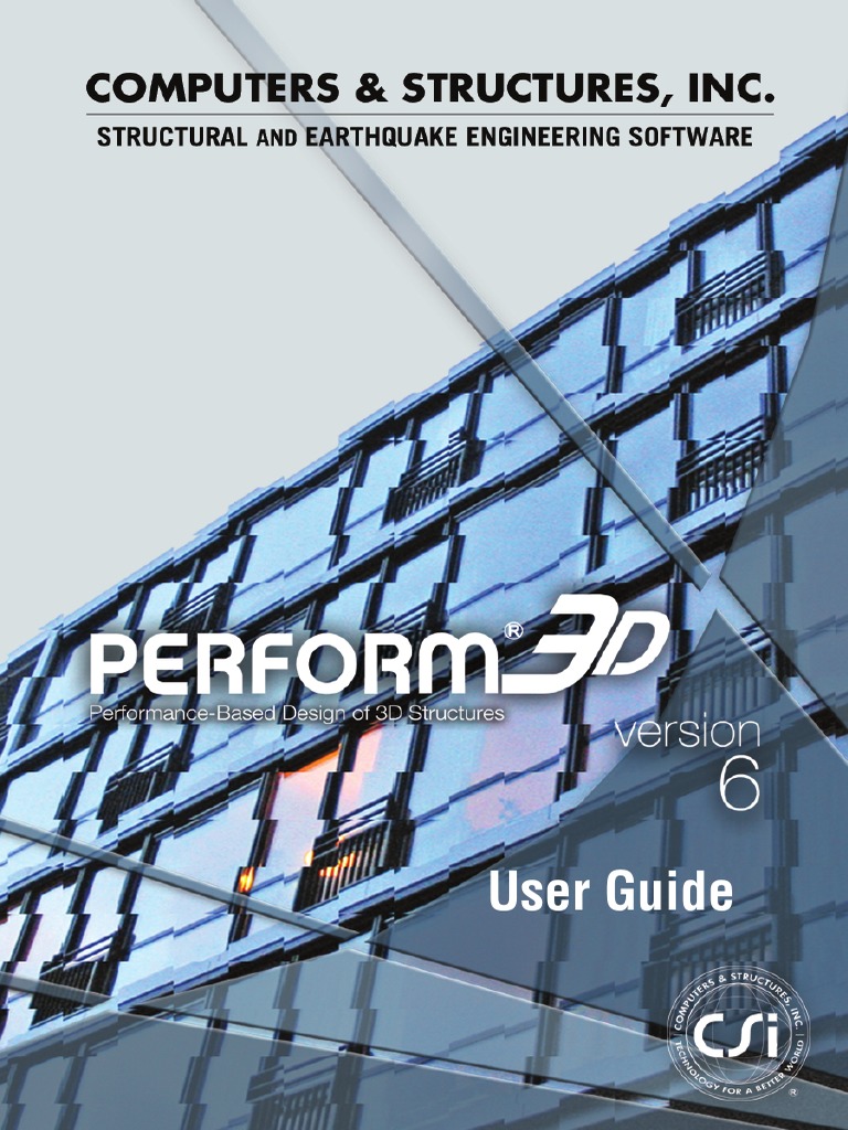 Perform3D User Guide | Download Free PDF | Structural Analysis | Strength Of Materials