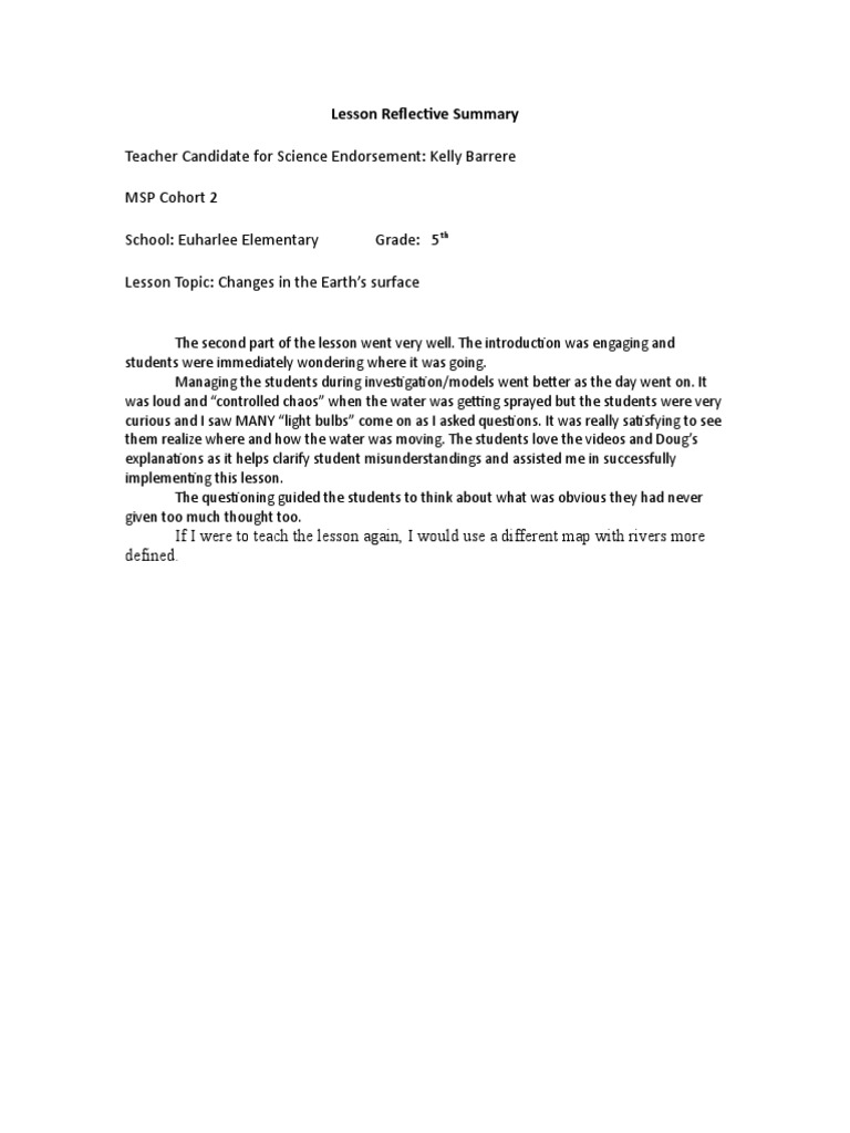 Changes To Surface Reflection | PDF