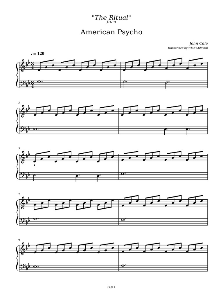 American Psycho: "The Ritual" | PDF