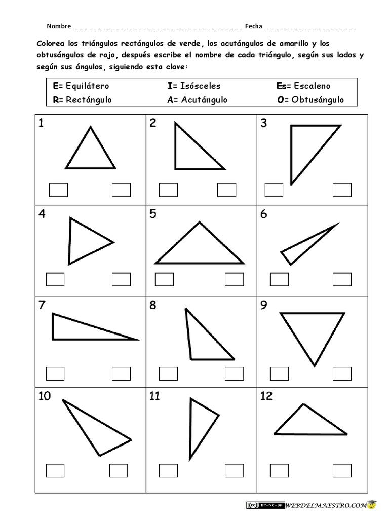 Actividades Triángulos 1 PDF | PDF