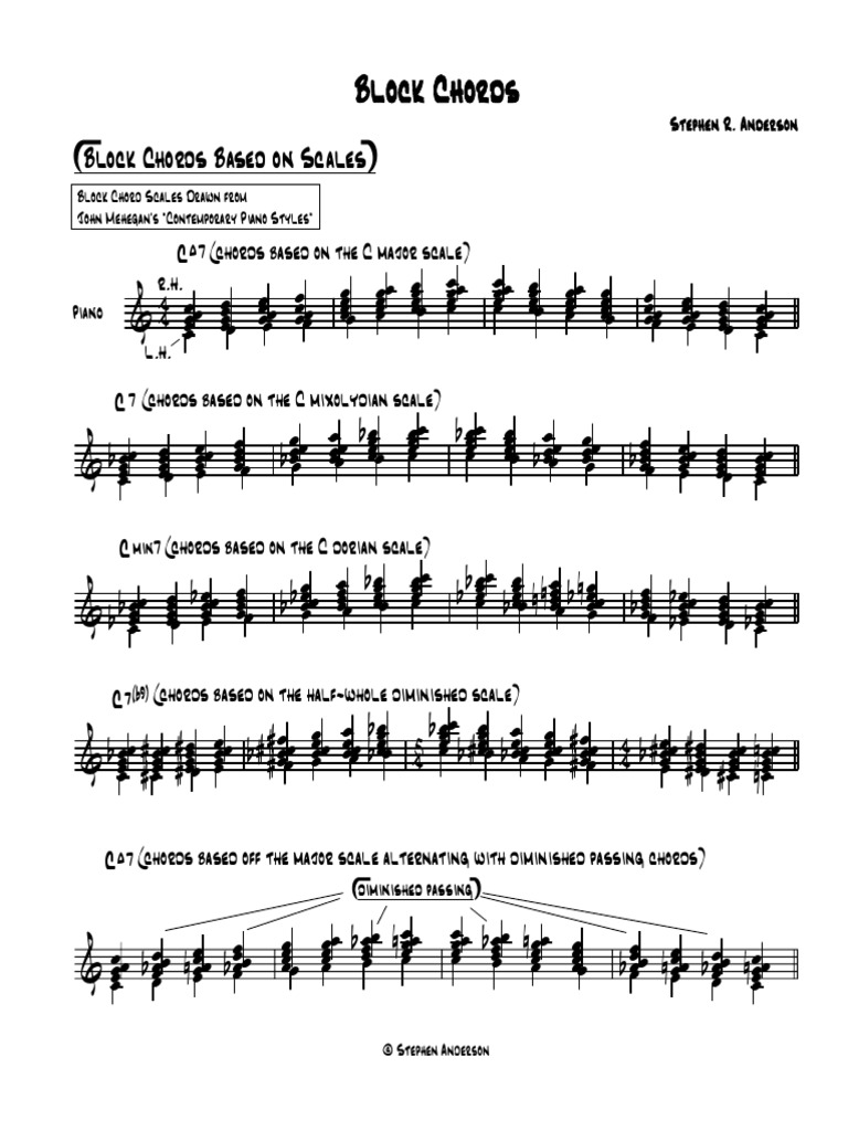 Block-Chords PDF | PDF