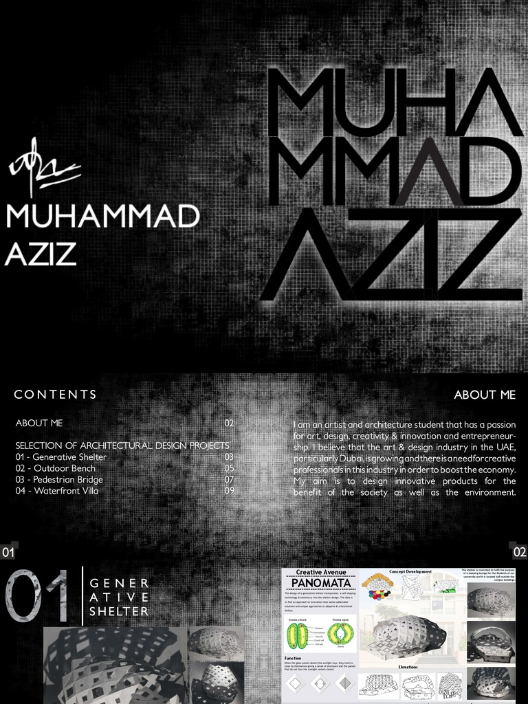 Muhammad Aziz Professional Portfolio | PDF | Design