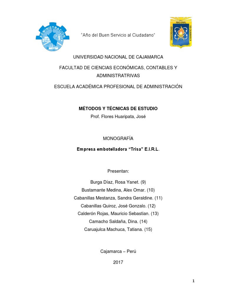 Trisa 2 | PDF | Análisis de Riesgo y Puntos Críticos de Control ...