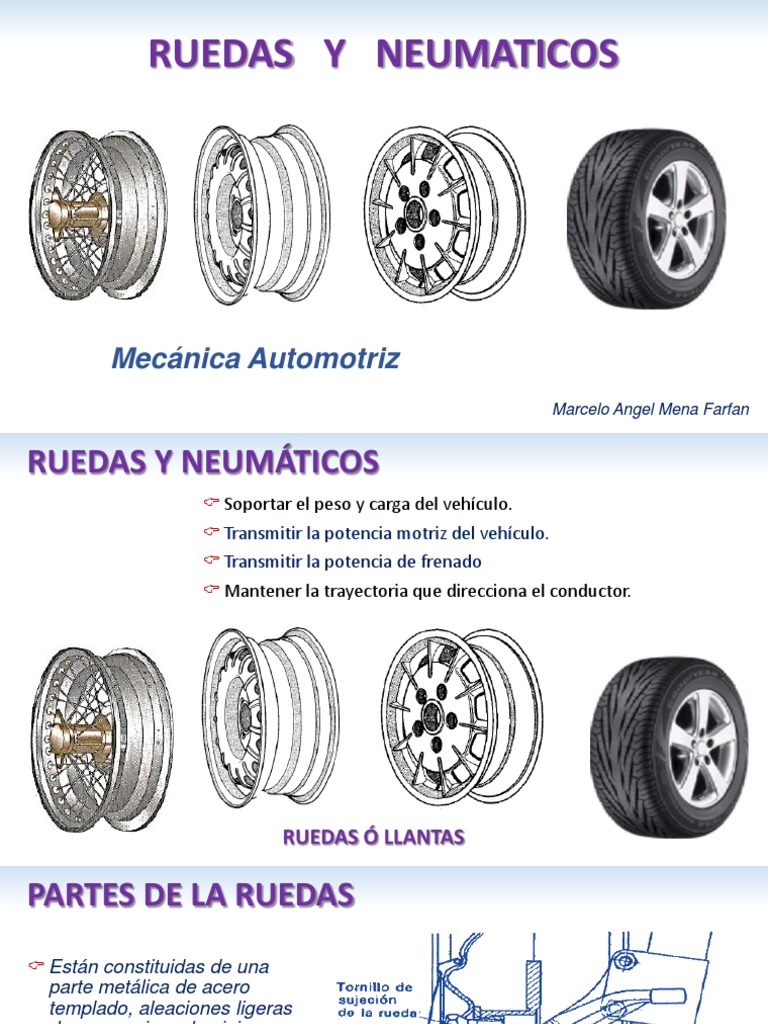 Ruedas y Neumaticos | PDF | Neumático | Eje
