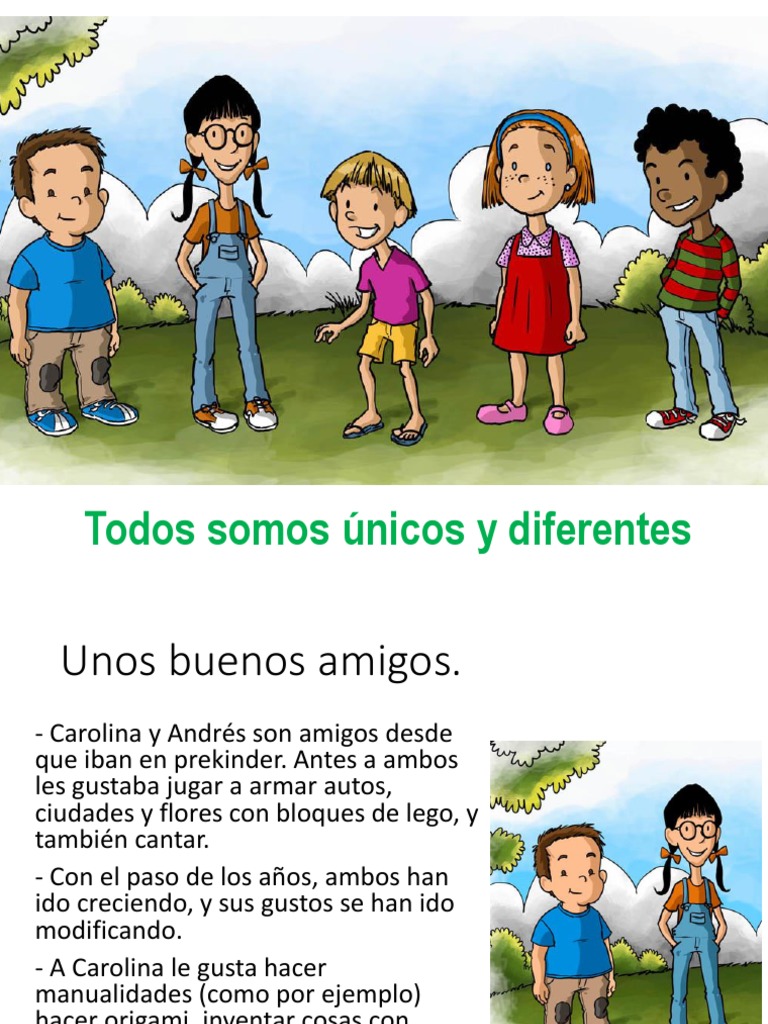 Todos Somos Unicos y Diferentes | PDF