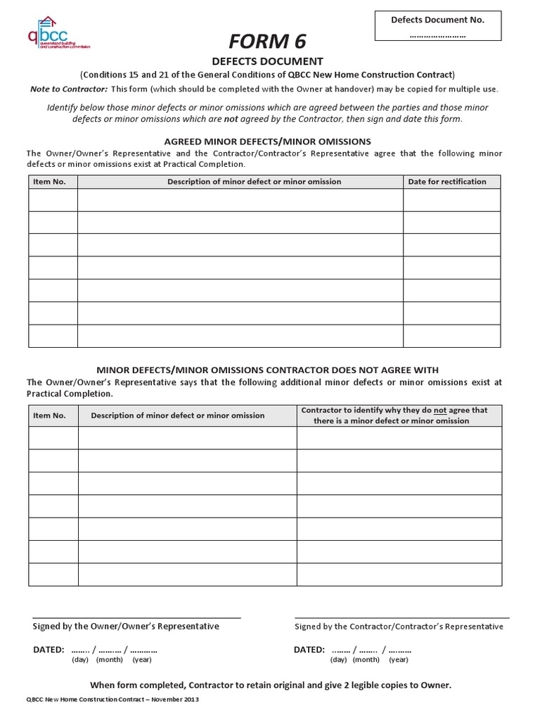 NHC Form 6 | PDF