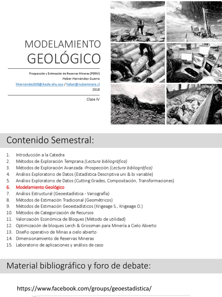 Modelamiento Geológico | PDF | Minerales | Geología