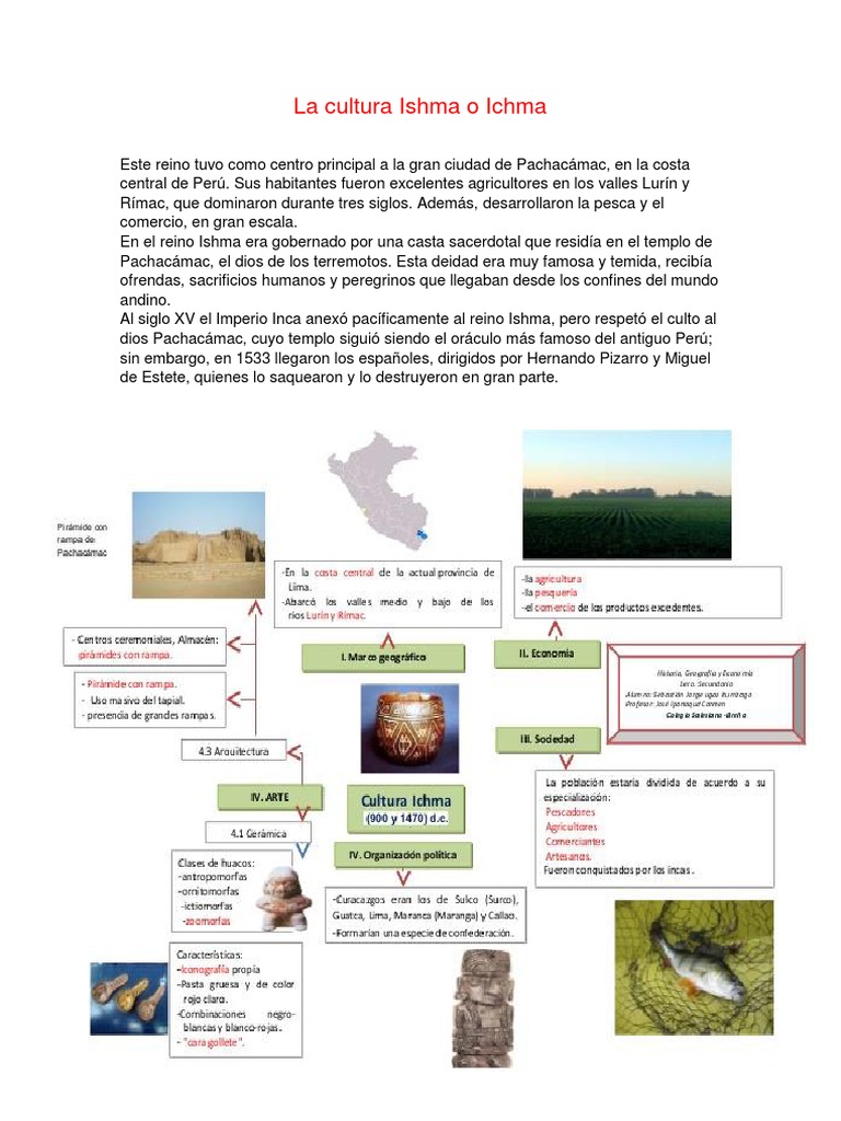 La Cultura Ishma o Ichma | PDF