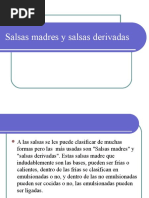 Salsas Madres y Sus Derivados | PDF | Salsa | Cocina mediterranea