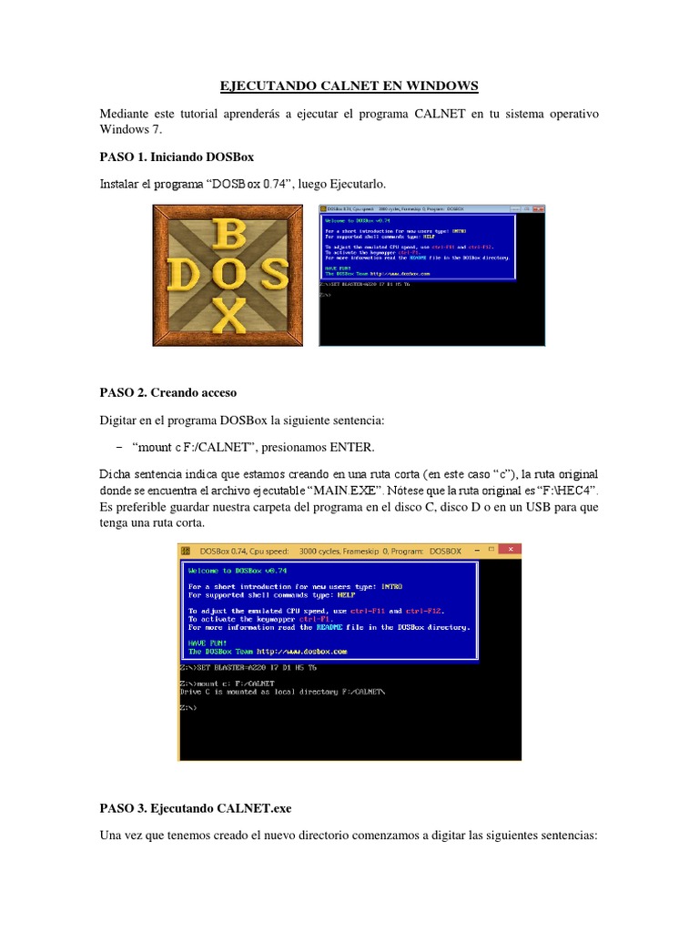 Tutorial CALNET Adasdas | PDF