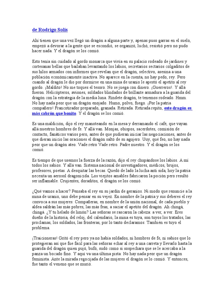 De Rodrigo Solís | PDF | Ocio
