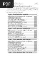 Biomedical Preventive Maintenance Checklist | PDF | Medical Device ...