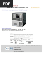 Mindray Hematology Control Values | PDF