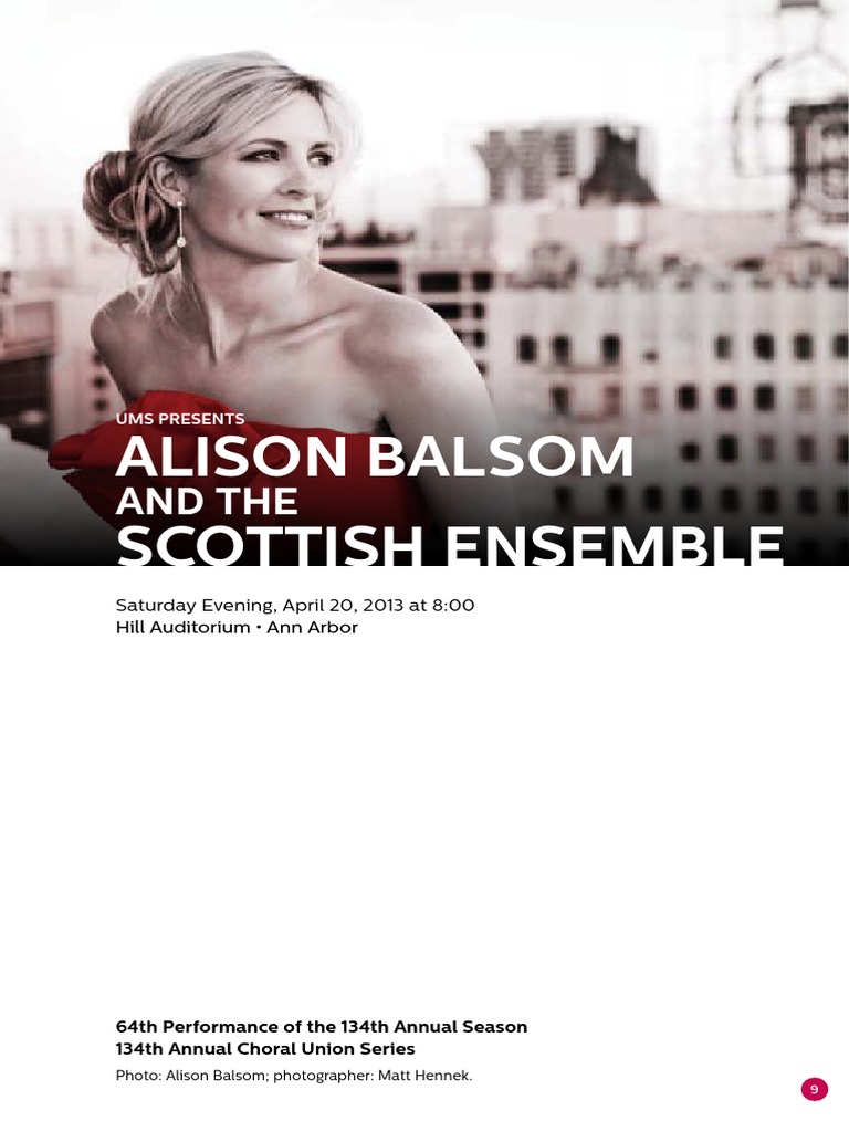 Alison Balsom Scottish Ensemble: and The | PDF | Concerto | George ...