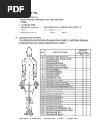Kuesioner Nordic Body Map | PDF