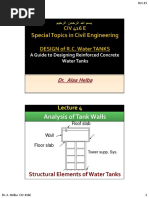Pca Rectangular Concrete Tank Design Manual | PDF