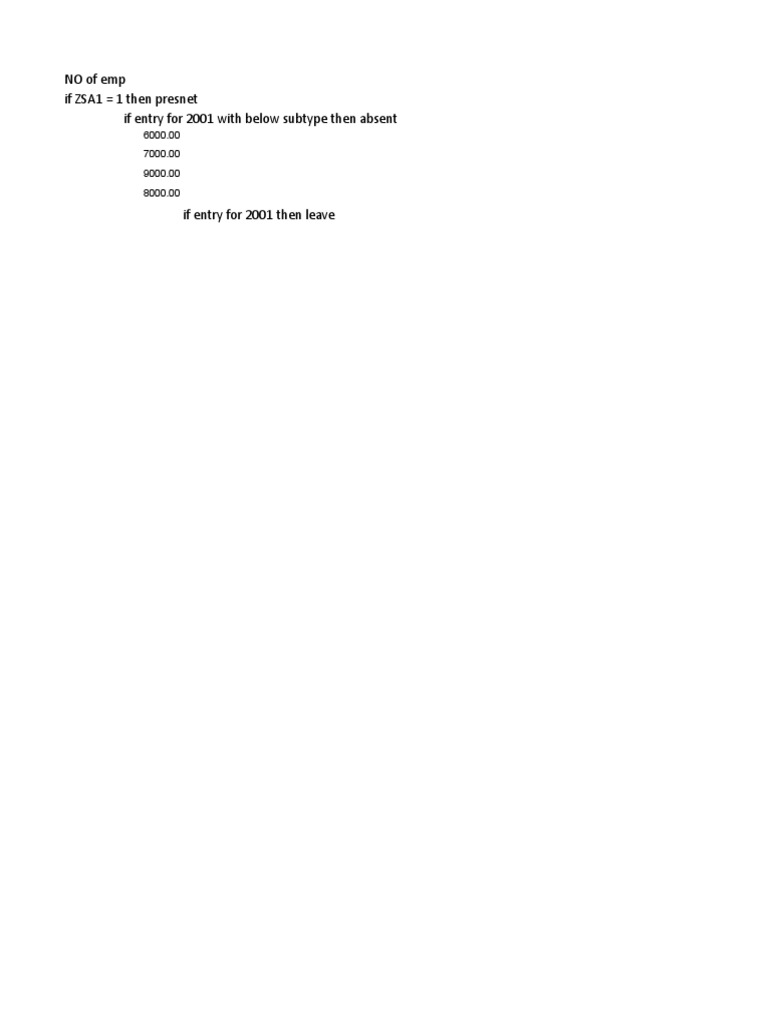 Monthly Attendance Report | PDF