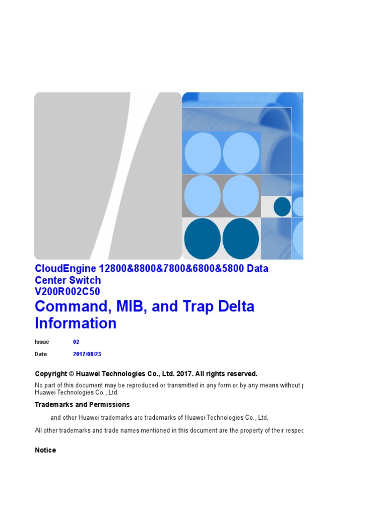 CloudEngine 12800&8800&7800&6800&5800 V200R002C50 Command, Trap, and ...