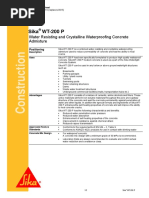 Sika PDS - E - Plastocrete 850 WP | PDF | Concrete | Building Materials