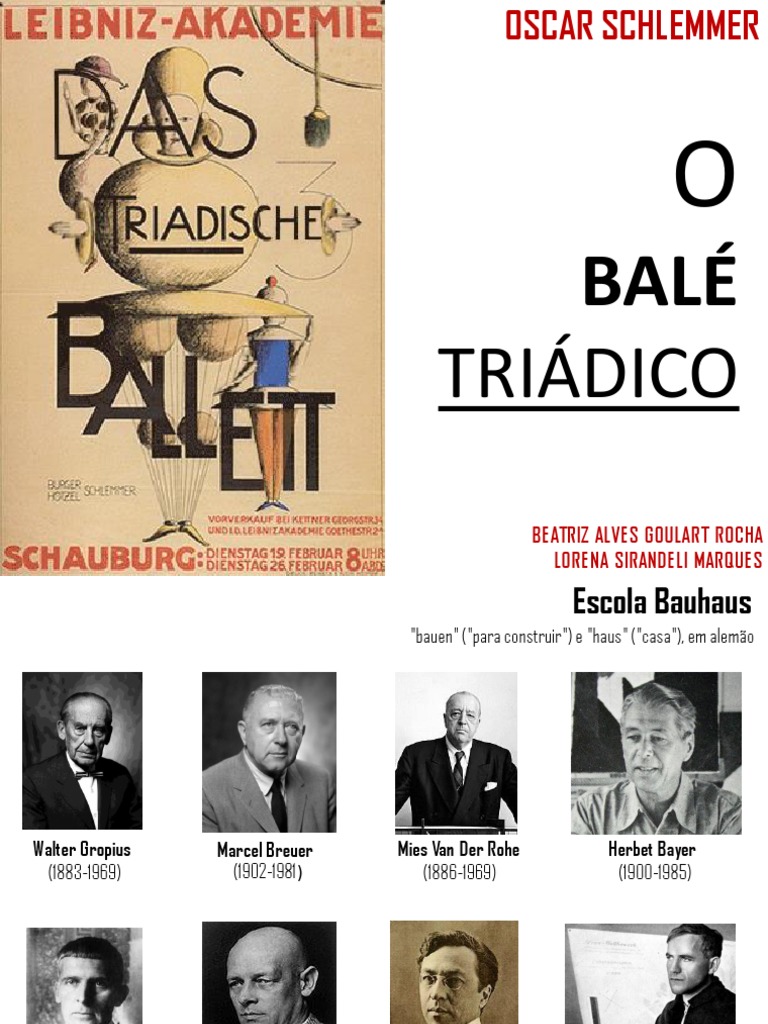 Ballet Triádico de Oskar Schlemmer | PDF | Pinturas | Artes (geral)