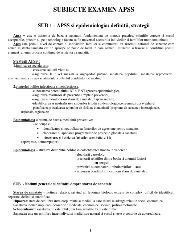 Sub Rezolvate Apss | PDF