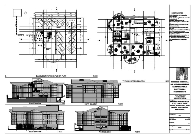 Basement Parking Elevation