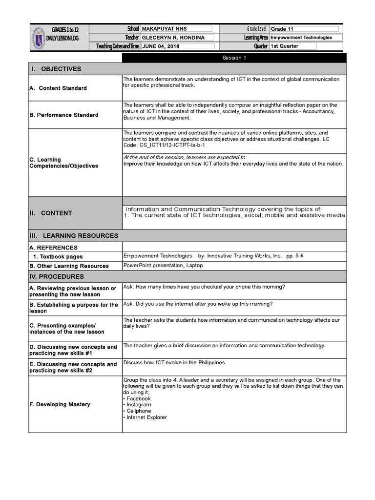 Day 2 | PDF | Educational Technology | Teachers