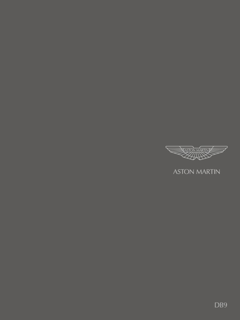 Aston Martin DB9 PDF | PDF | Manual Transmission | Automatic Transmission
