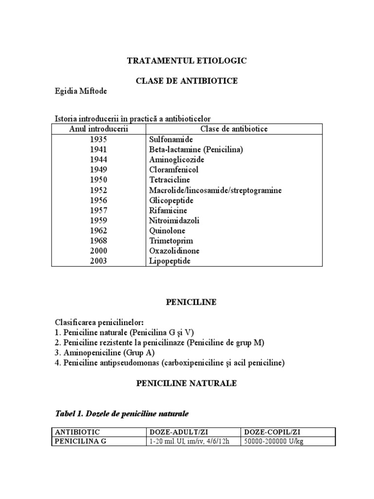 Antibiotice PDF | PDF