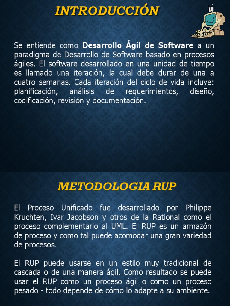 Modelo Agil de Rup | PDF | Proceso de desarrollo de software | Software