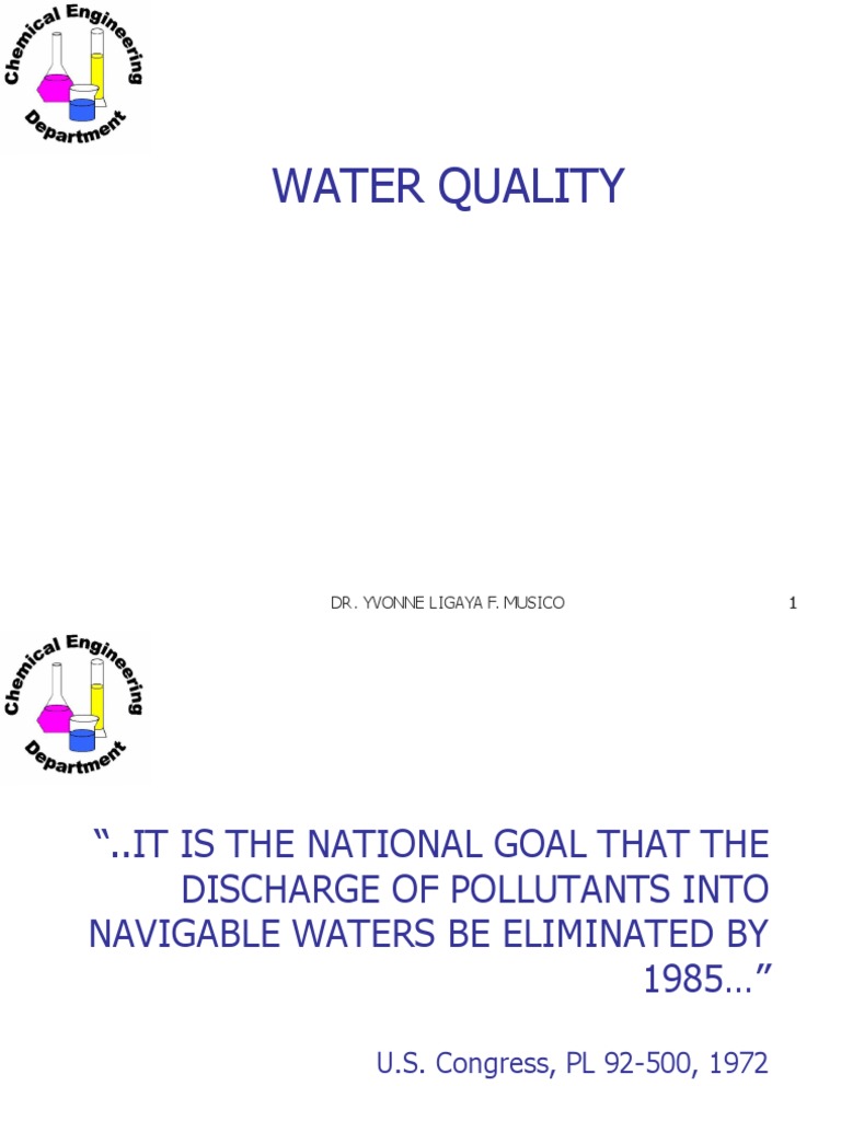 Water Quality | PDF | Water Pollution | Ph