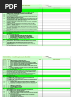 Food Manufacturing SQF Edition 9 Checklist | PDF | Food Safety | Audit