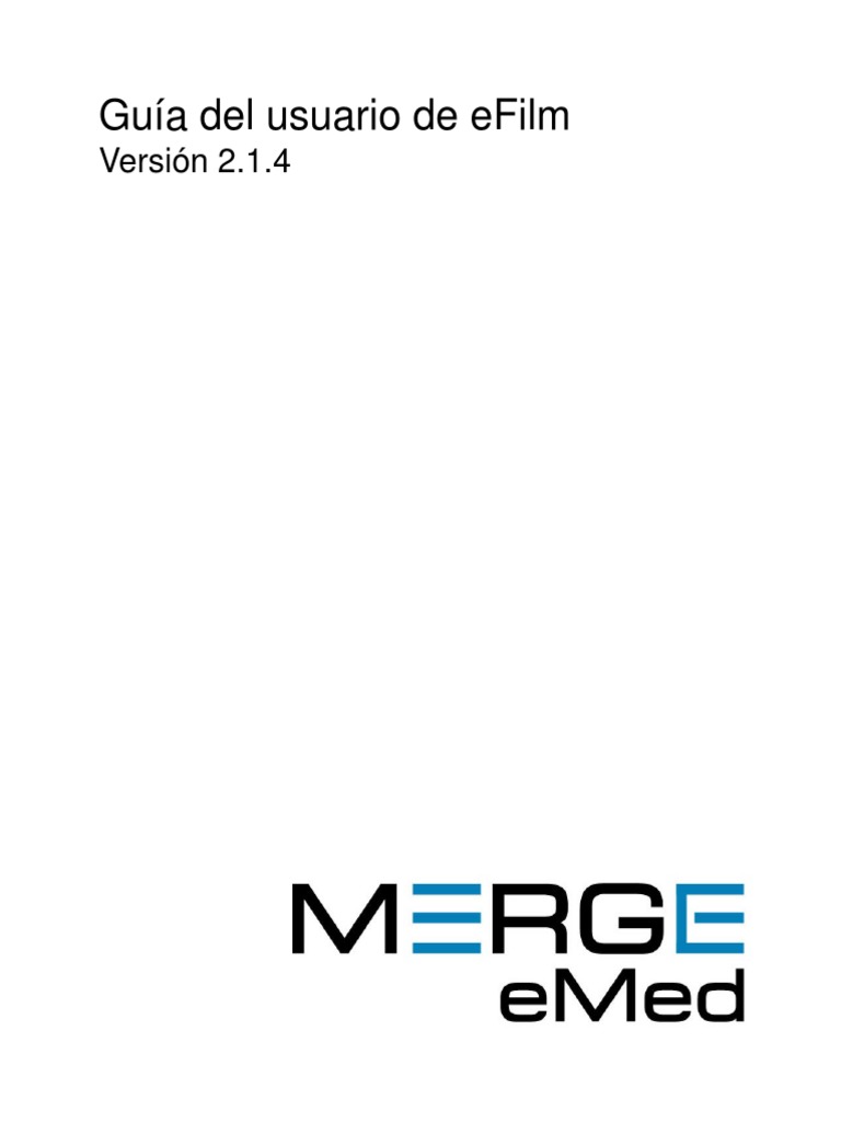 EFilm User Guide 2.1.4 ES | PDF | Windows XP | Microsoft Windows