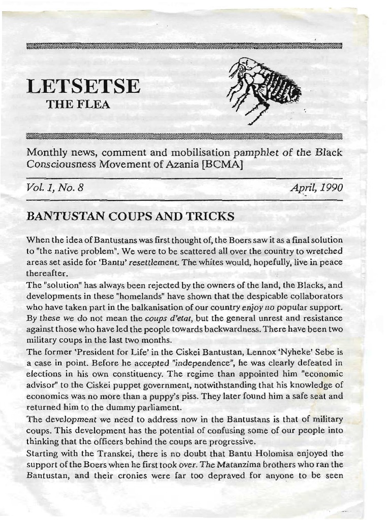 .Letsetse April.1990 | PDF