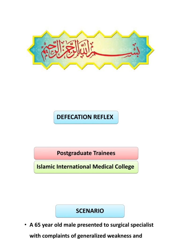 Defecation Reflex | PDF | Rectum | Gastroenterology