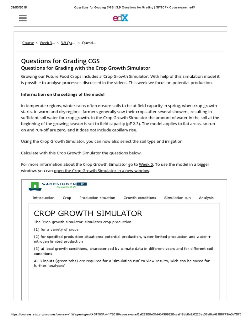 Questions For Grading CGS - 3.9 Questions For Grading | PDF | Soil ...