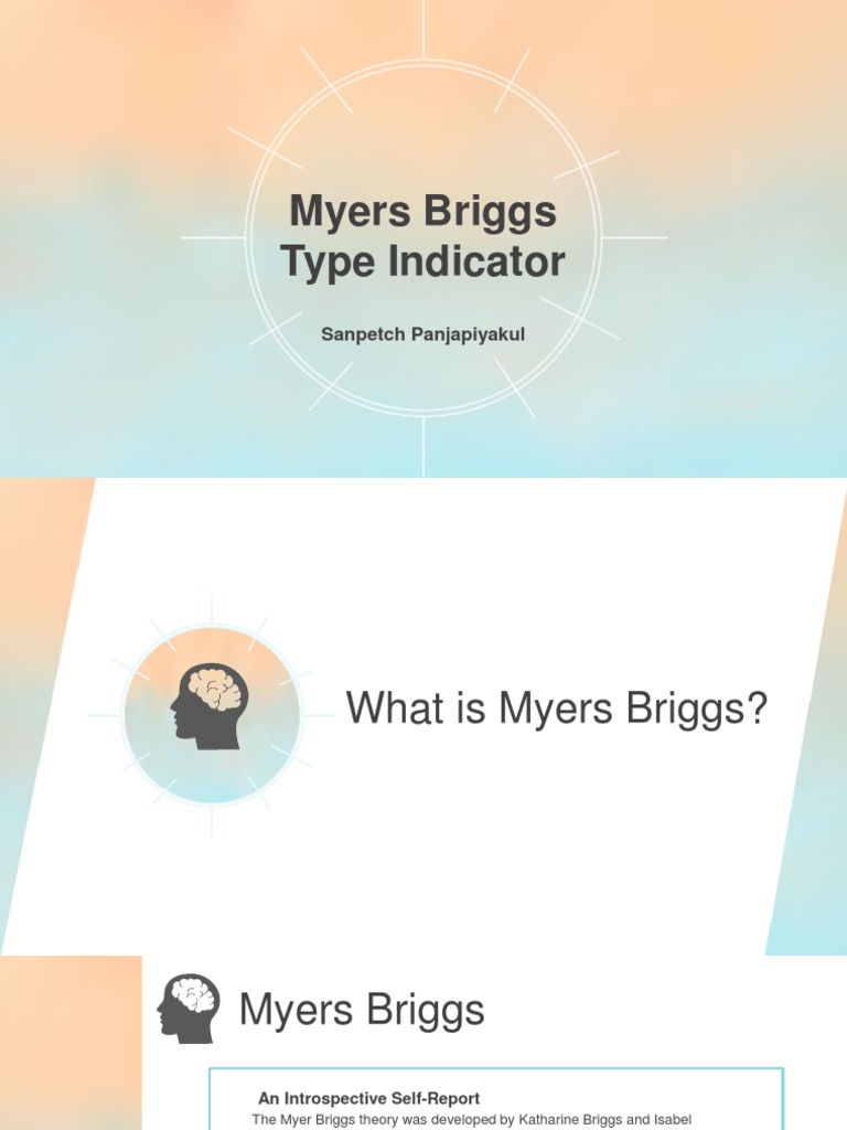 Myers Briggs | PDF | Personality Type | Psychology