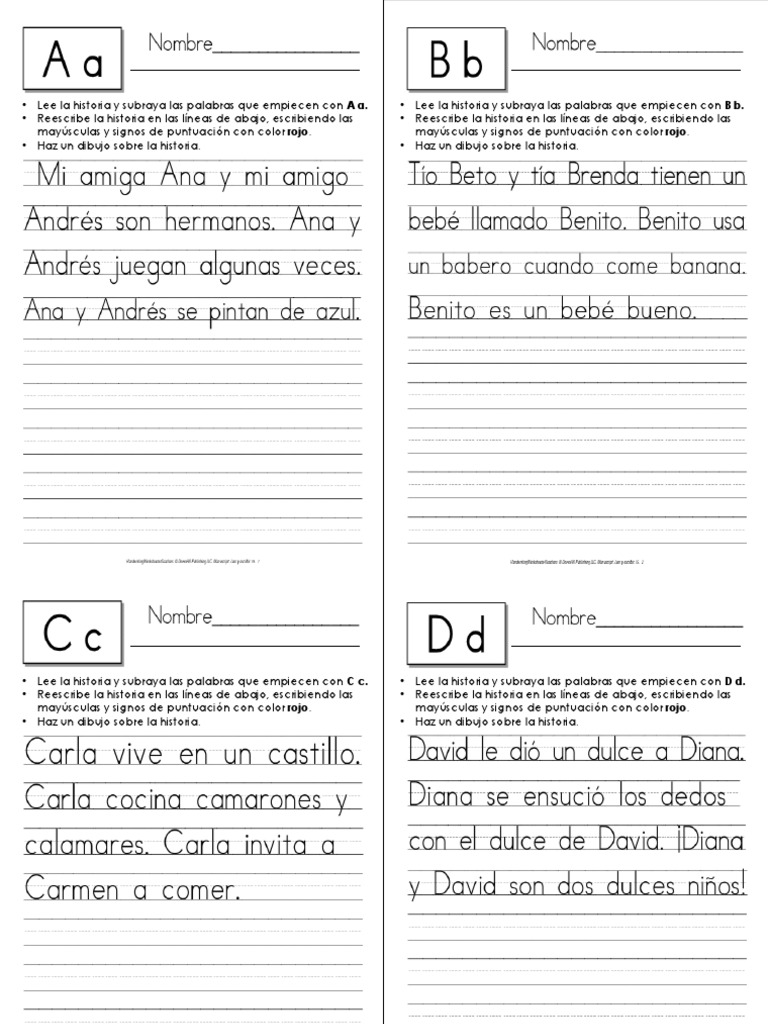 Leer Con El Alfabeto | PDF