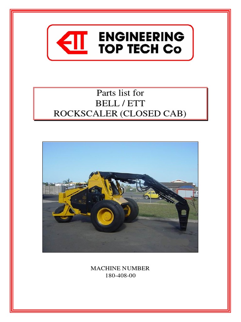 Manual Rock Scaler Completo | PDF | Screw | Valve