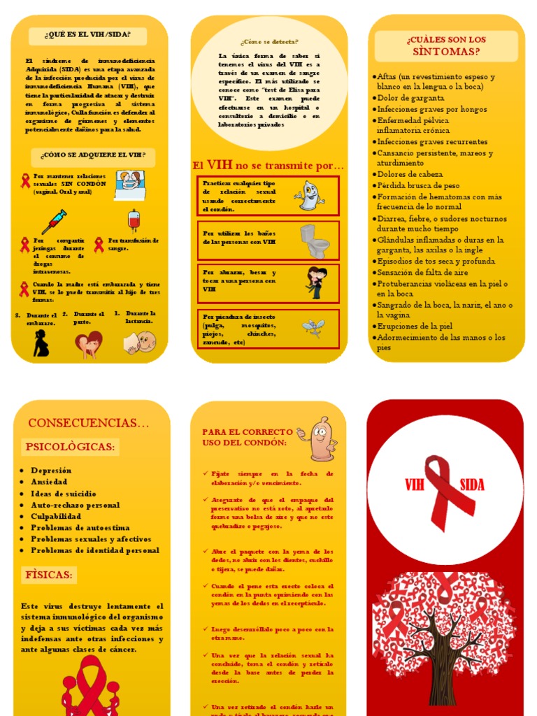 Triptico | PDF | VIH | VIH / SIDA