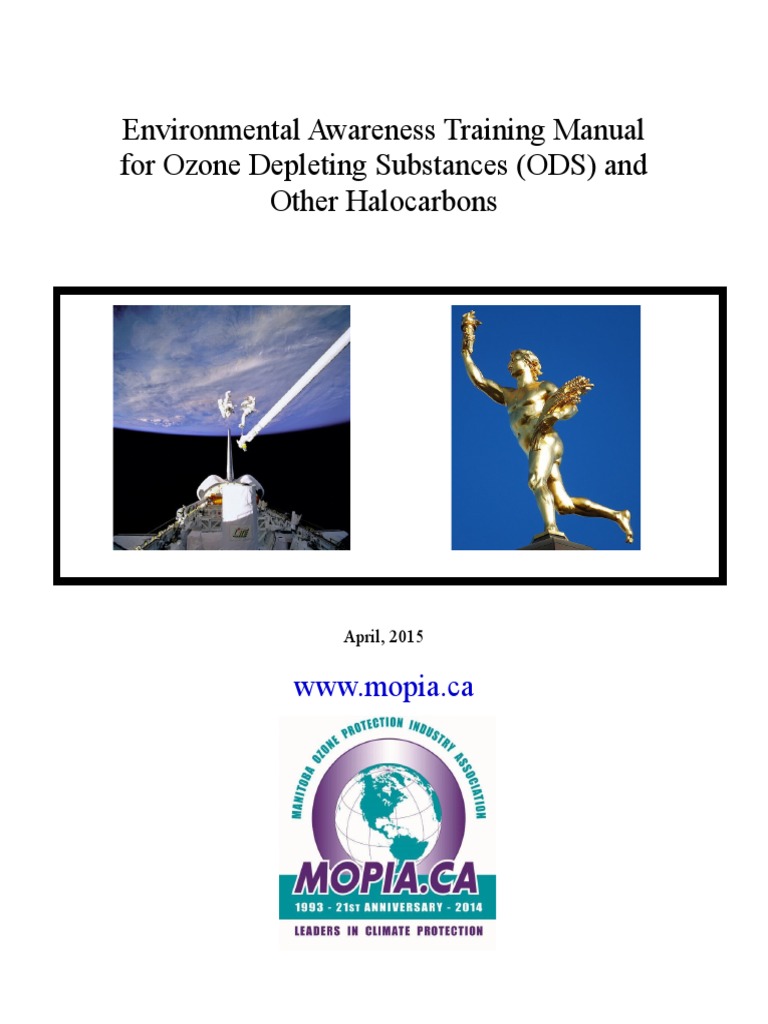 MOPIA Training Manual Official Version | PDF | Ozone Depletion | Ultraviolet