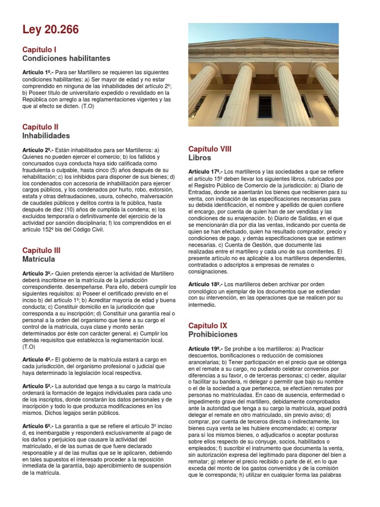 Ley 20266 | PDF | Propiedad | Pagos