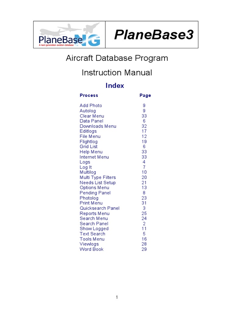 Plane Base 3 | PDF | Backup | Databases