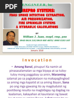 Basics of AFSS Design | PDF | Fire Sprinkler System | Valve